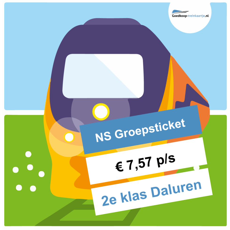 NS Groepsticket: groepskorting in de trein v.a. 7,57 euro p.p.